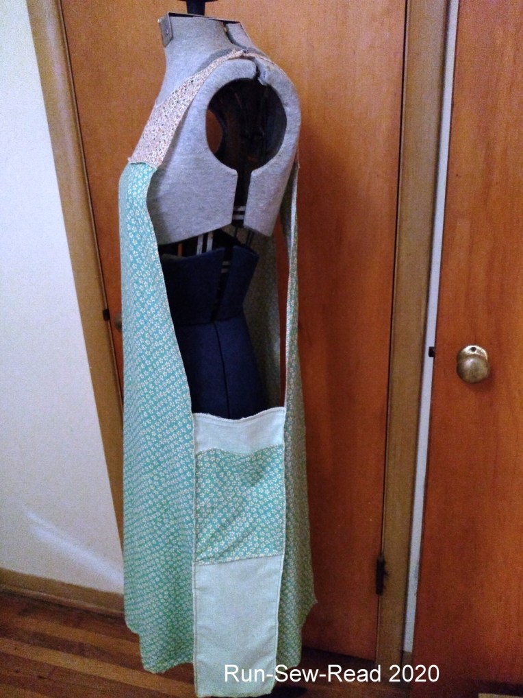 Nelly Don Zero-Waste Apron (part 3)–Construction steps – run | sew | read