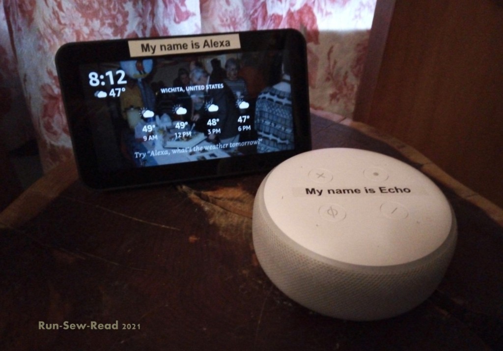 The Alexa series — One room; Two Alexa devices – run | sew | read